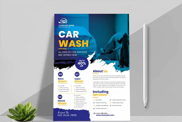 26+ Car Wash Poster Designs - Free & Premium Downloads
